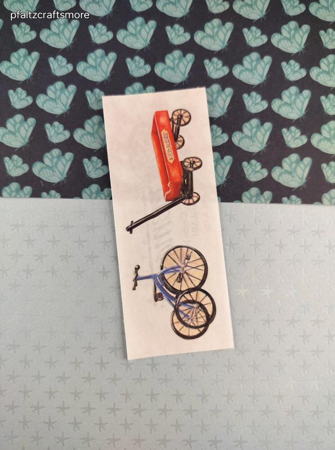 Vintage 1997 Creative Memories Tricycle & Wagon Full Sticker Sheet ...