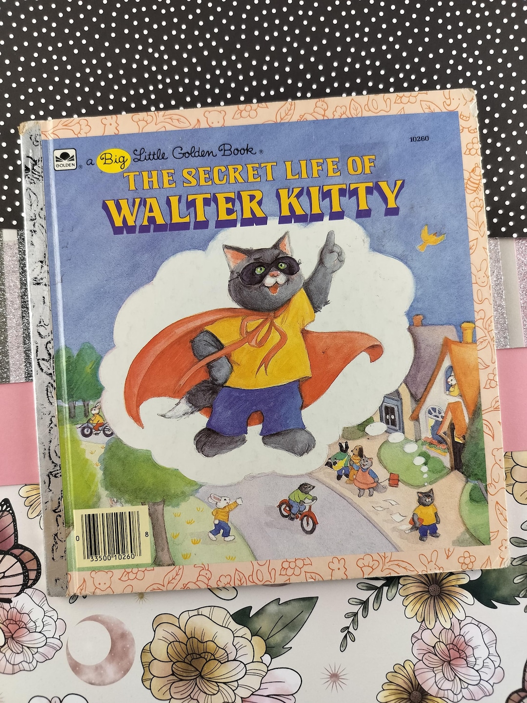 Vintage 1986 "the Secret Life of Walter Kitty" Big Little Golden Book ...