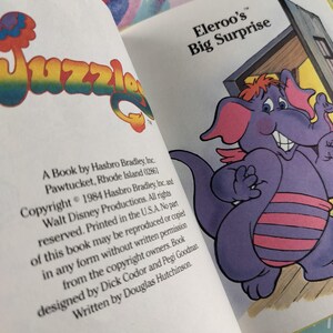 CLEARANCE Vintage 1984 Wuzzles Collector Series Book #3 "eleroo's Big ...
