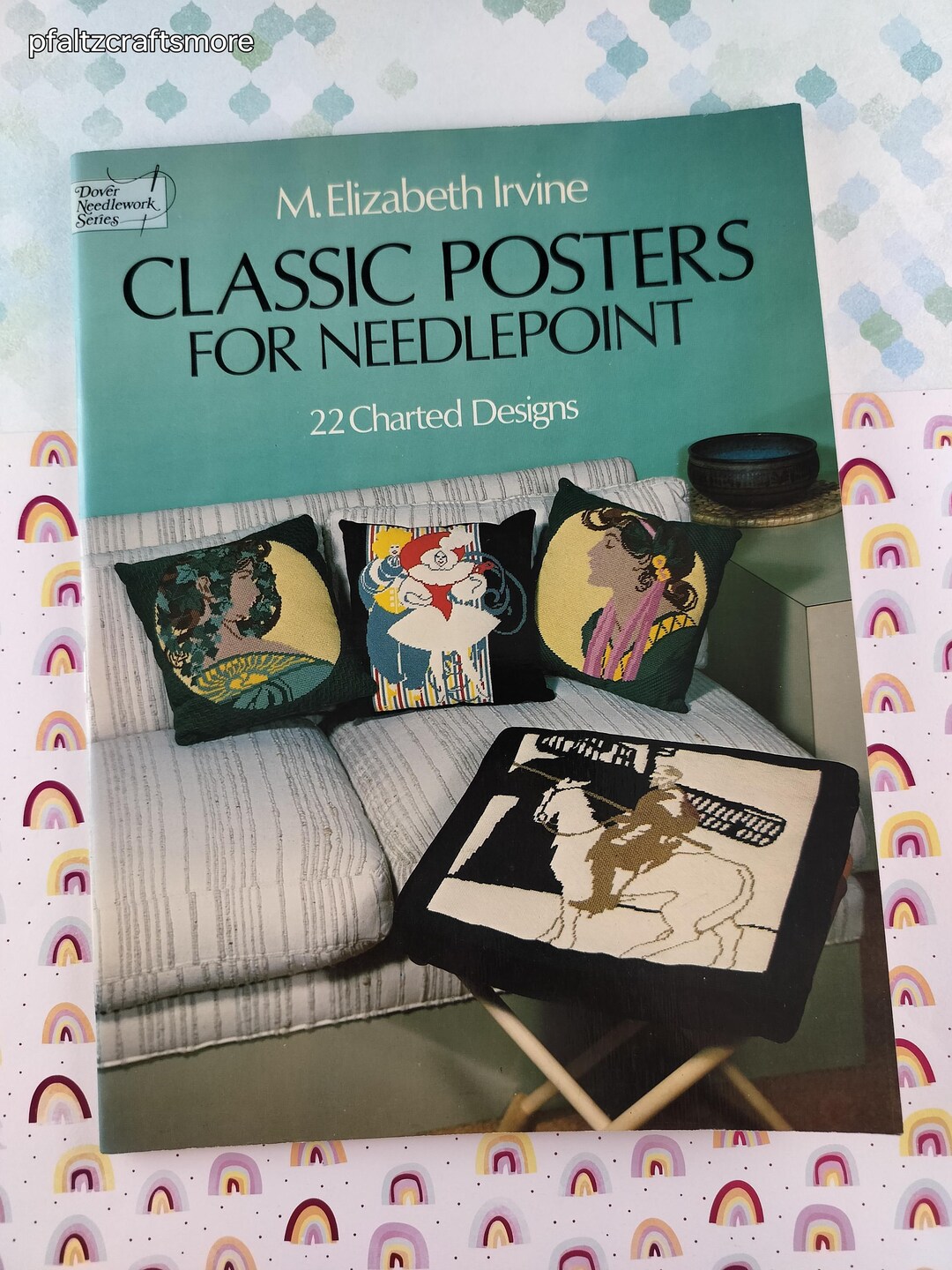 Vintage 1978 Dover Needlework Series Classic Posters for Needlepoint M ...