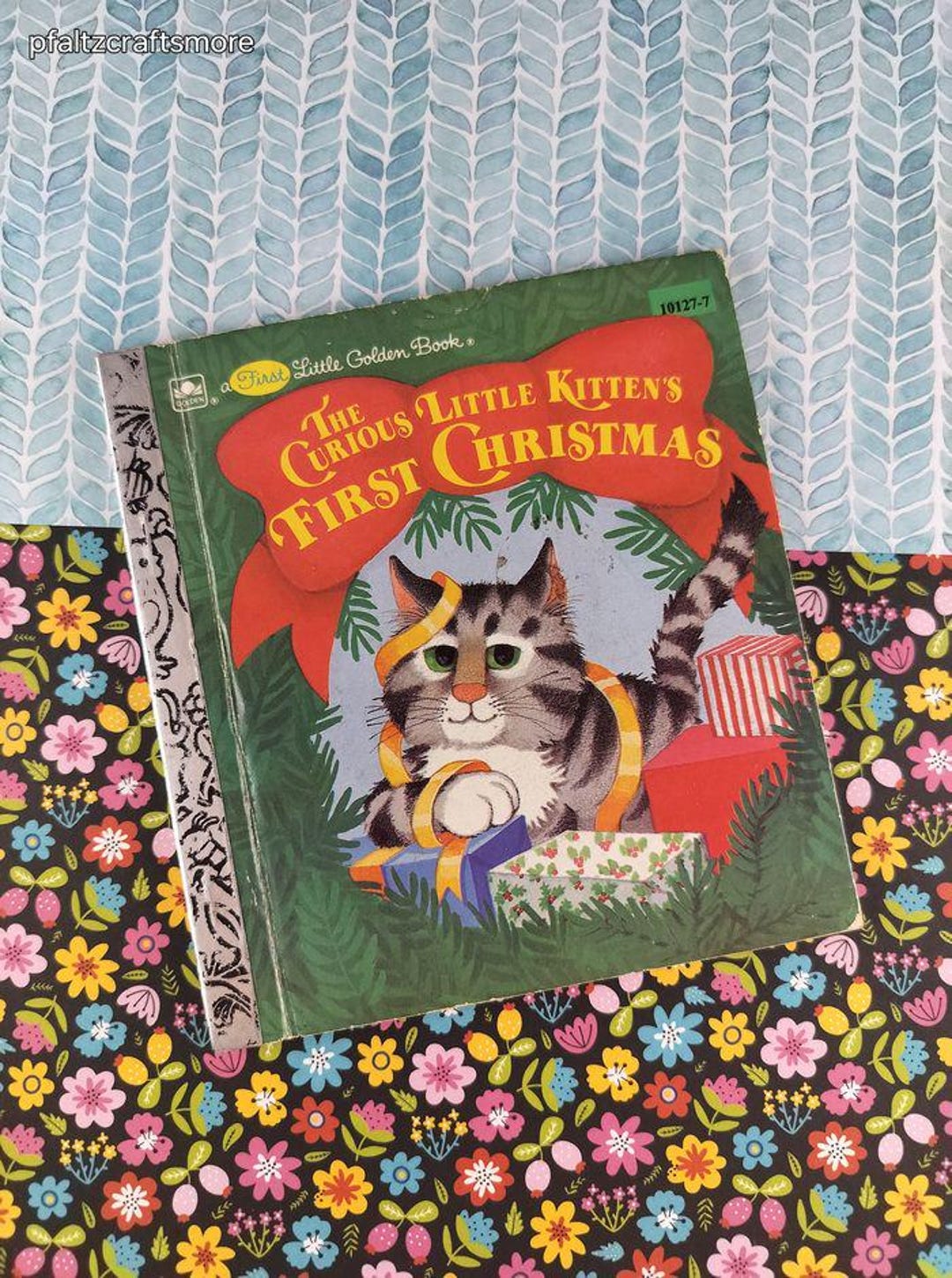 Vintage 1984 First Little Golden Book, the Curious Little Kitten's ...