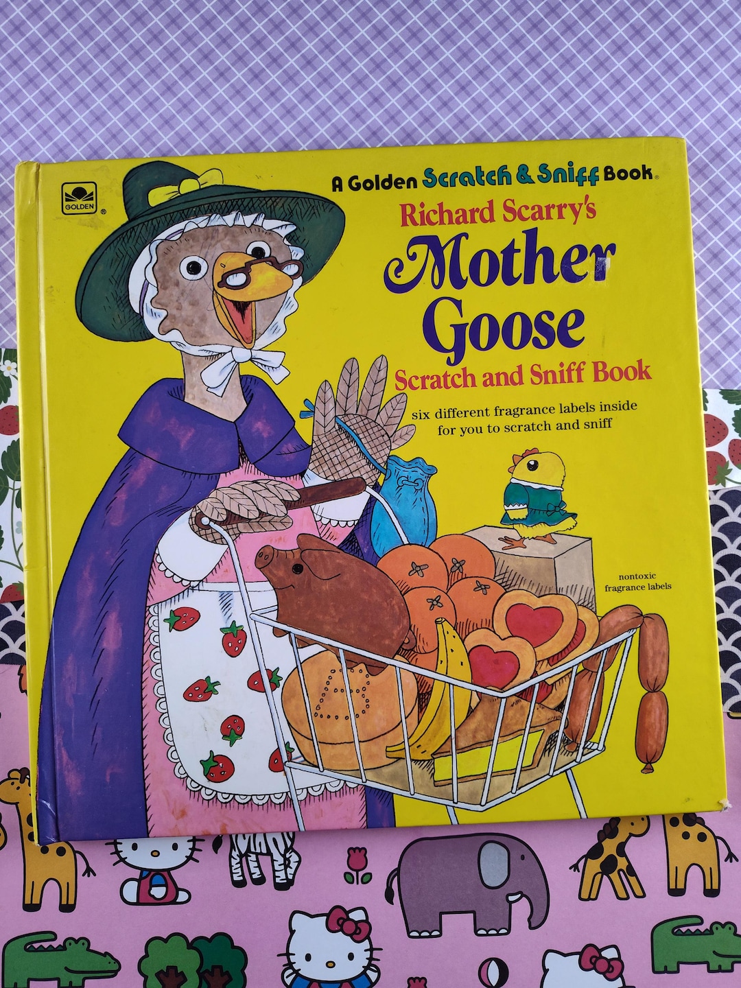 Vintage 1979 "richard Scarry's Mother Goose" Golden Scratch & Sniff ...