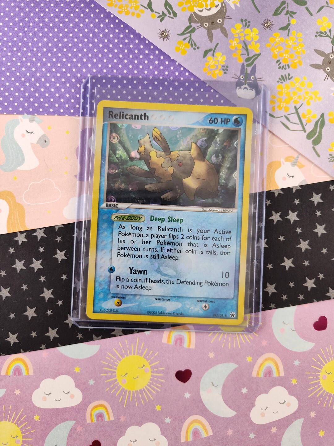 Vintage Rare - Relicanth EX Hidden Legends Holographic Pokemon Card 24/ ...