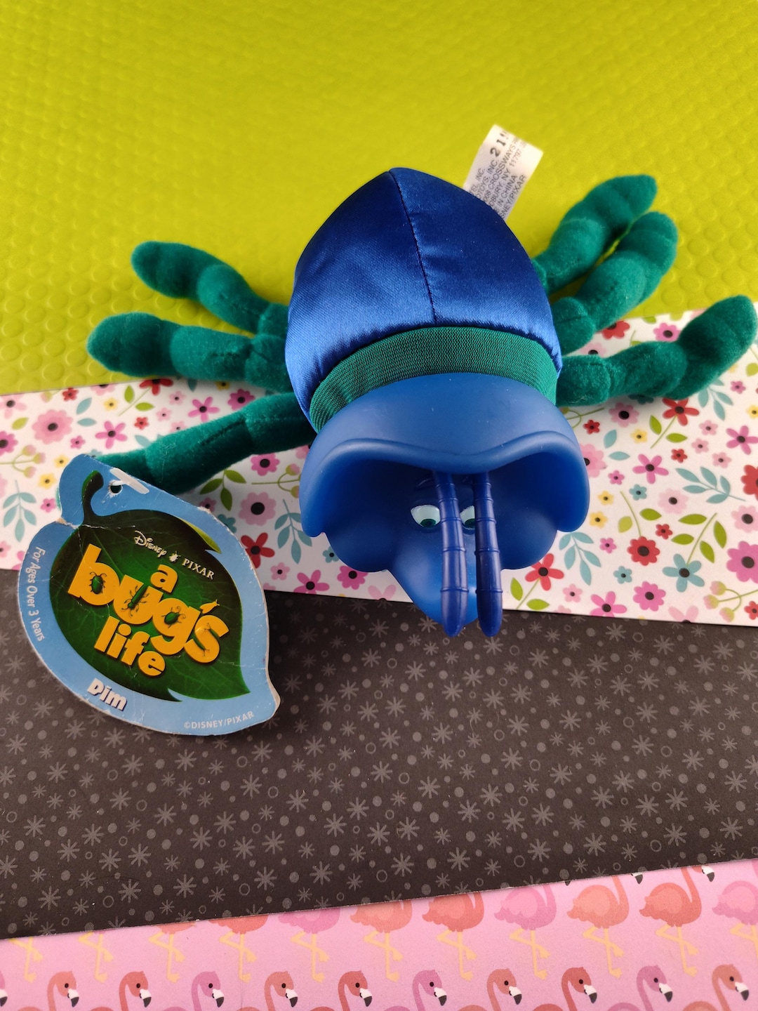 Vintage 1990's Disney's Pixar: A Bug's Life DIM Plush Toy W/hard Head ...