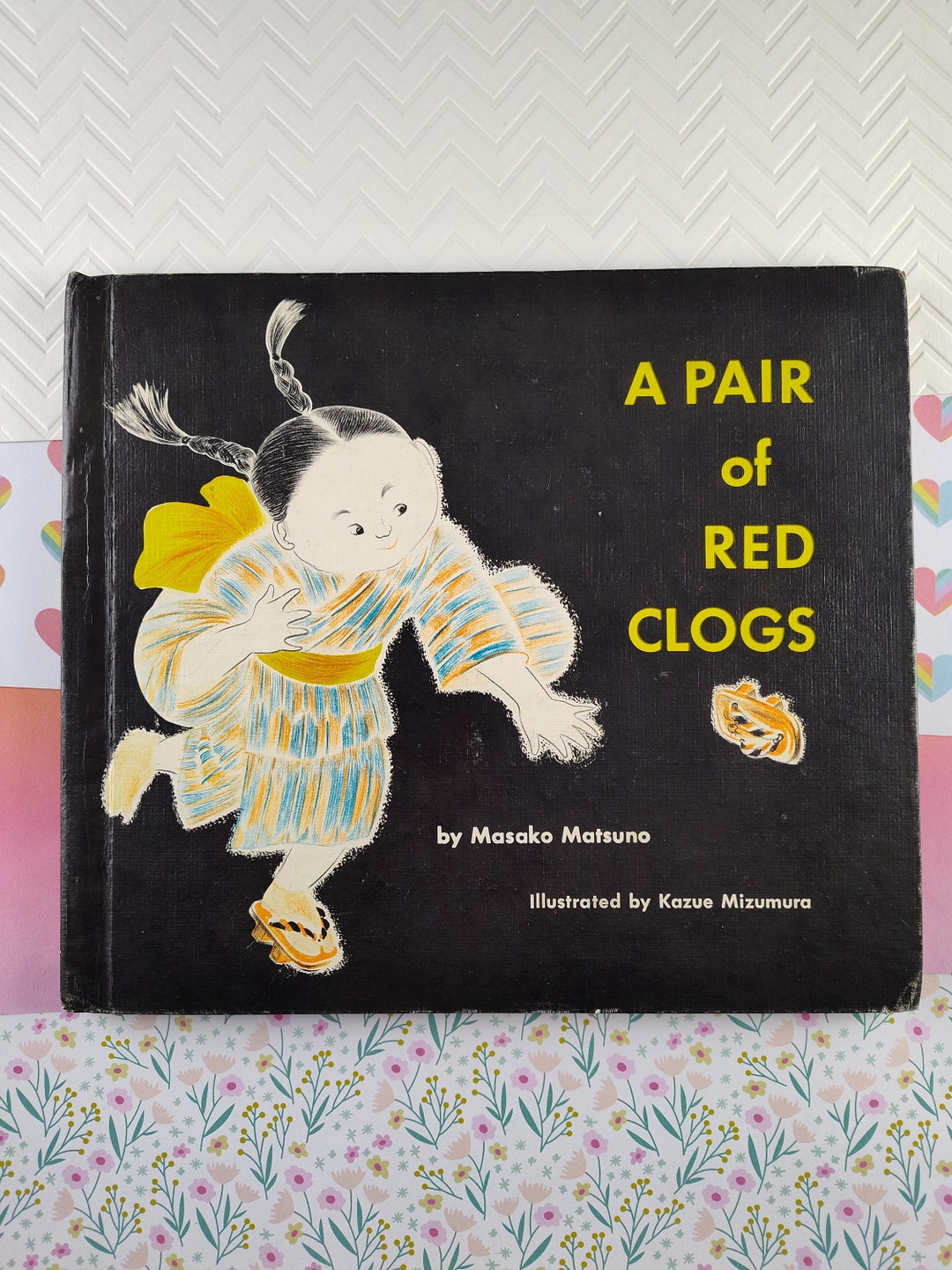 CLEARANCE RARE Vintage 1960 Masako Matsuno "a Pair of Red Clogs ...