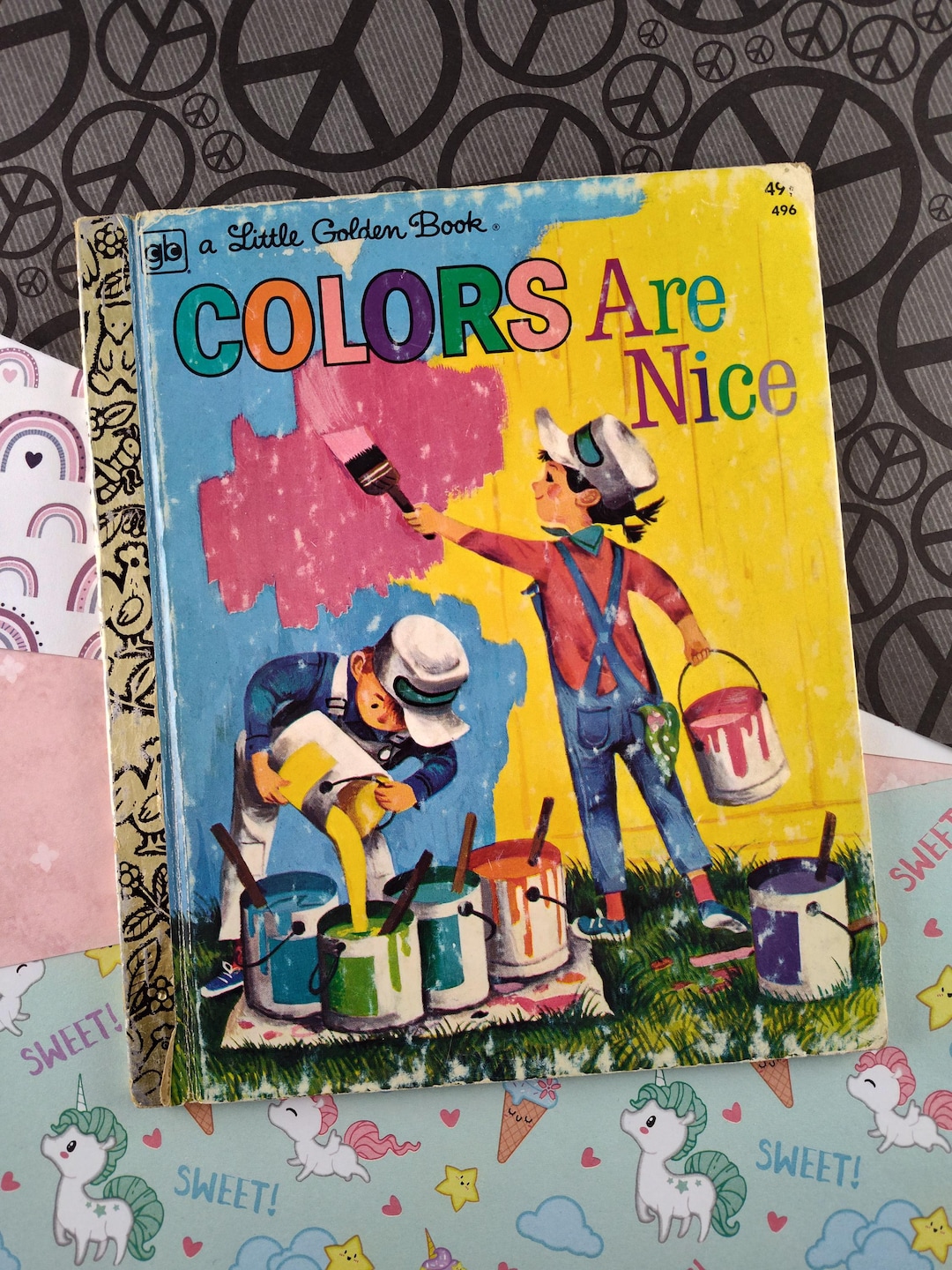 Vintage 1976 Little Golden Book: Colors Are Nice Hardcover - Etsy