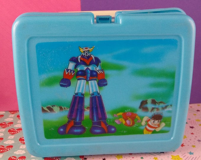 Vintage Shogun Warriors UFO Robot Grendizer Plastic Lunch Box (cracked ...