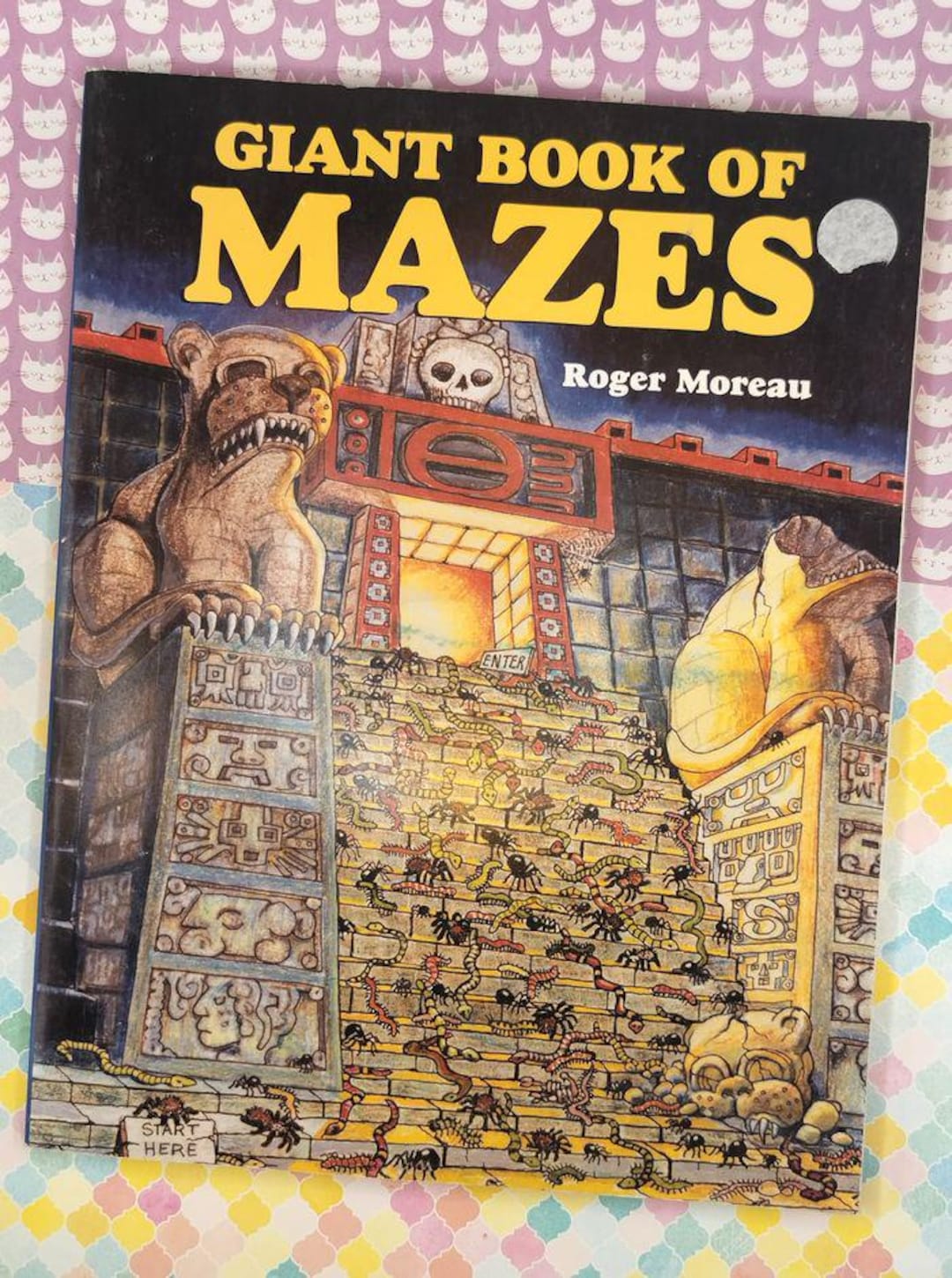 Vintage 2001 Giant Book of Mazes by Roger Moreau Softcover - Etsy