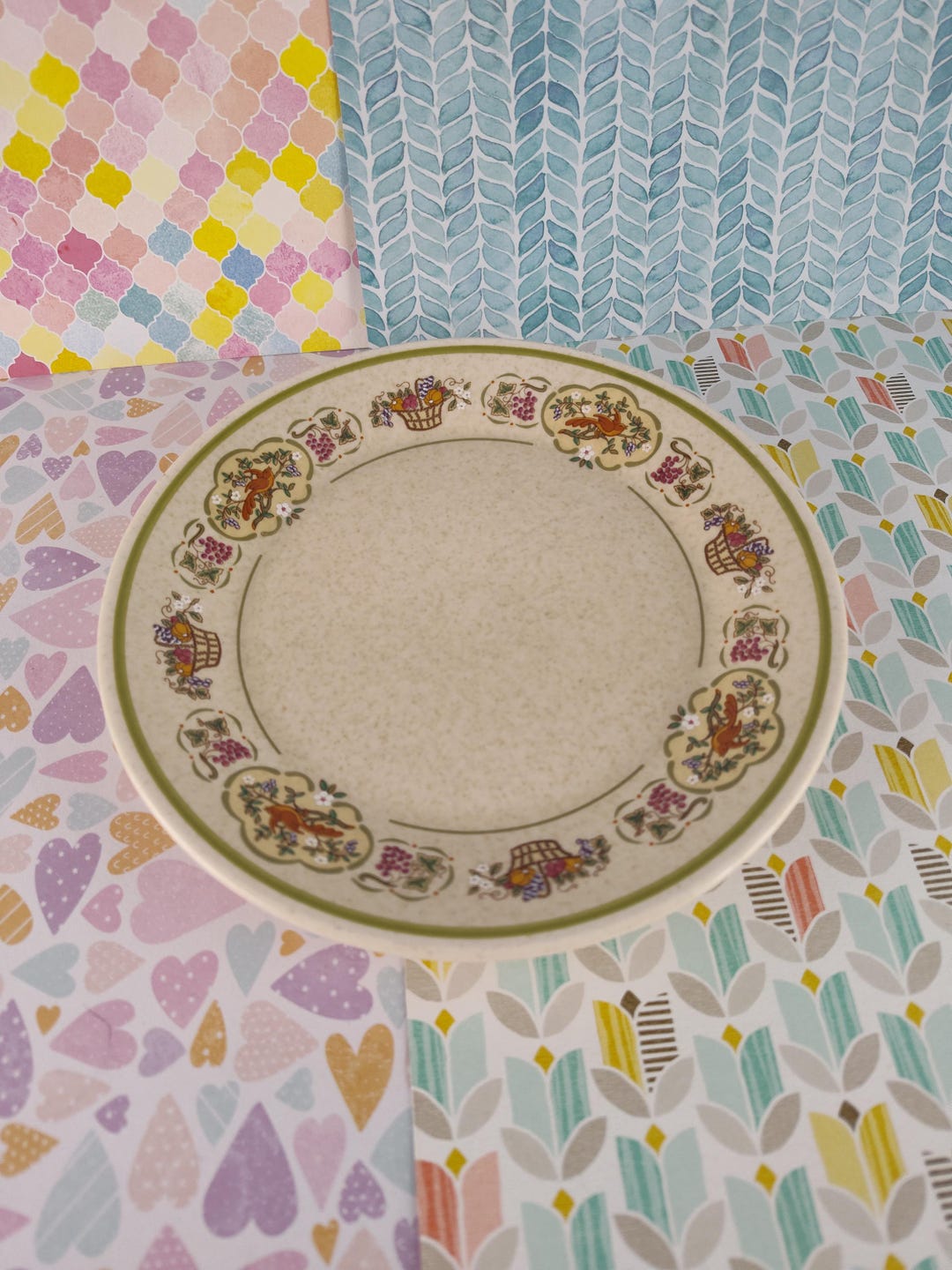 Vintage Temper-ware by Lenox "sampler" Appetizer/dessert Plate - Etsy