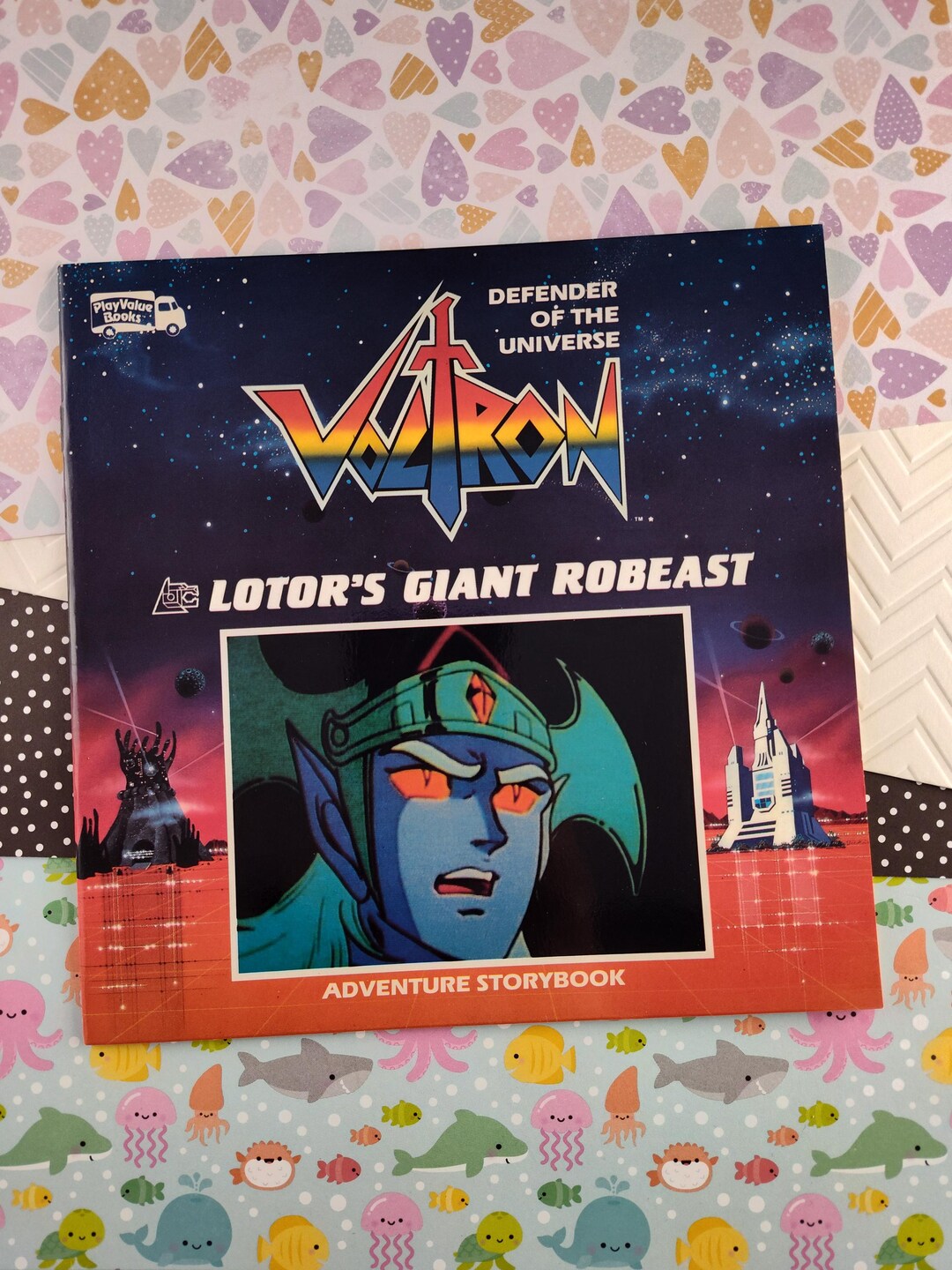 Vintage 1985 Playvalue Books Voltron Defender of the Universe: Lotor's ...