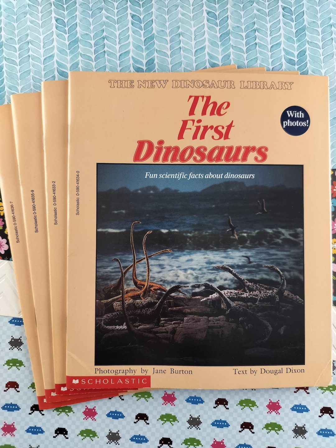 Vintage 1988 Scholastic Dinosaurs Book Set/4 Softcovers, the New ...