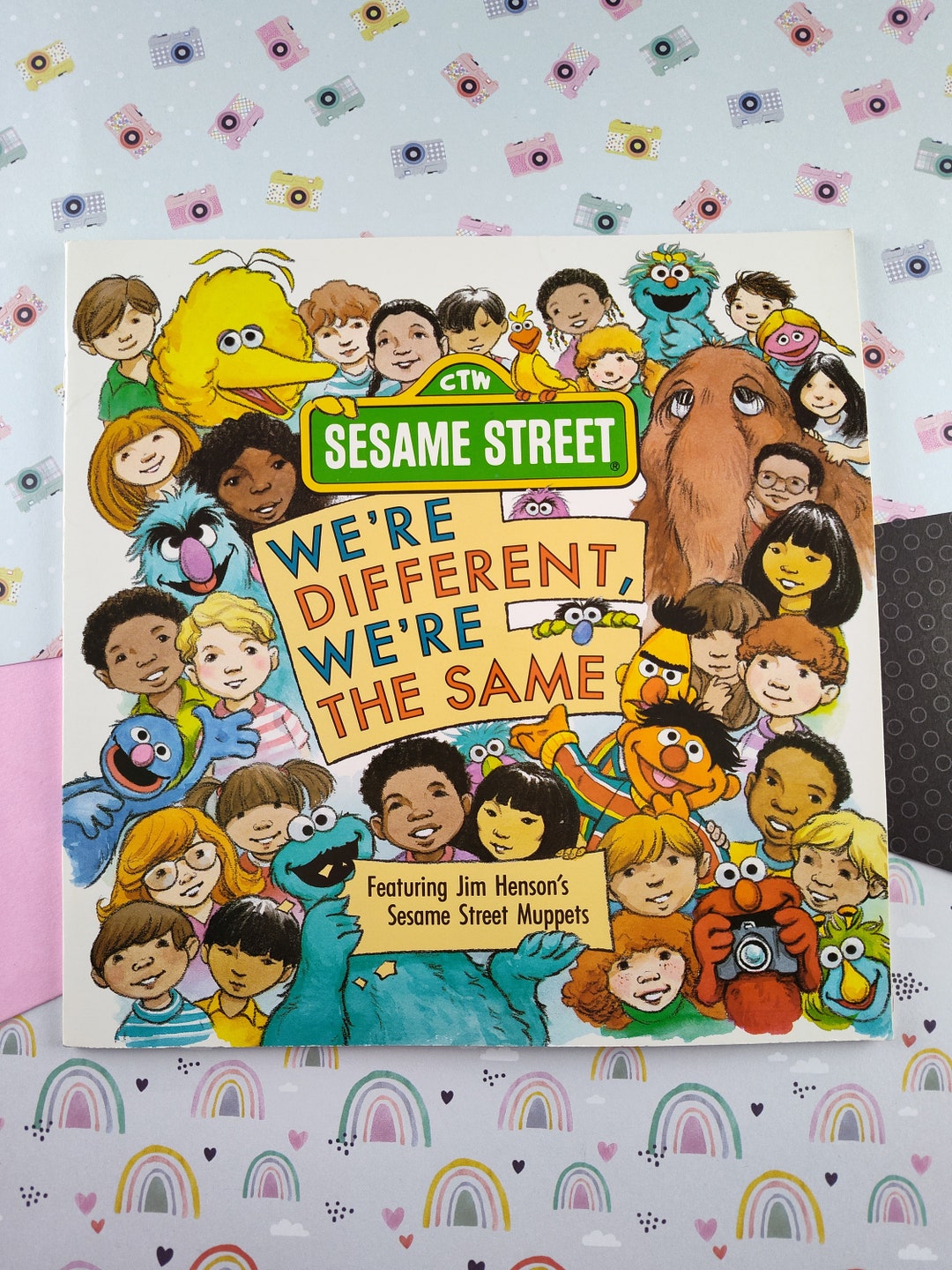 Vintage 1992 Sesame Street We're Different, We're the Same Softcover - Etsy