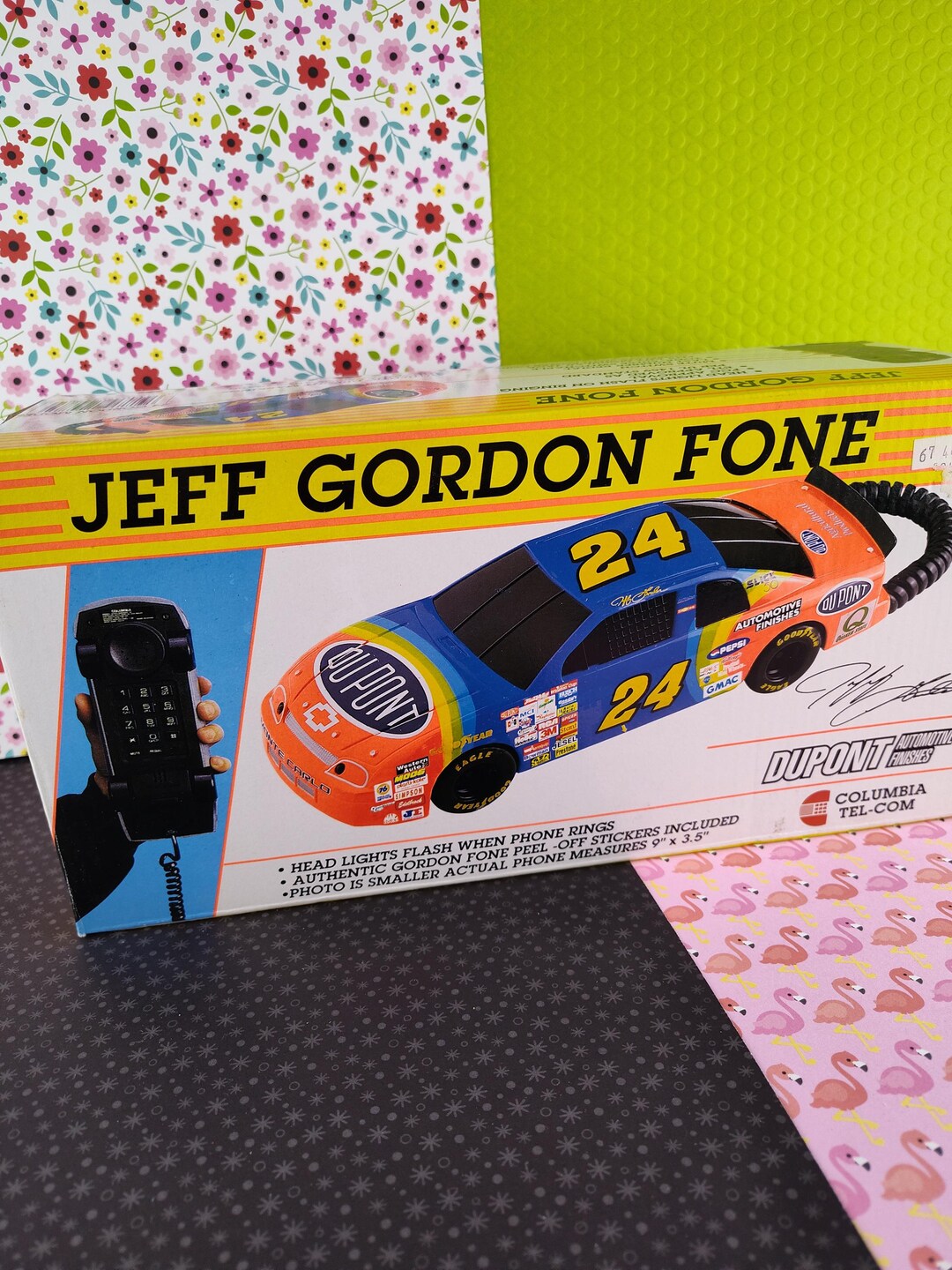 Vintage 1990's Jef Gordon Fone Corded Telephone in Box, Complete - Etsy