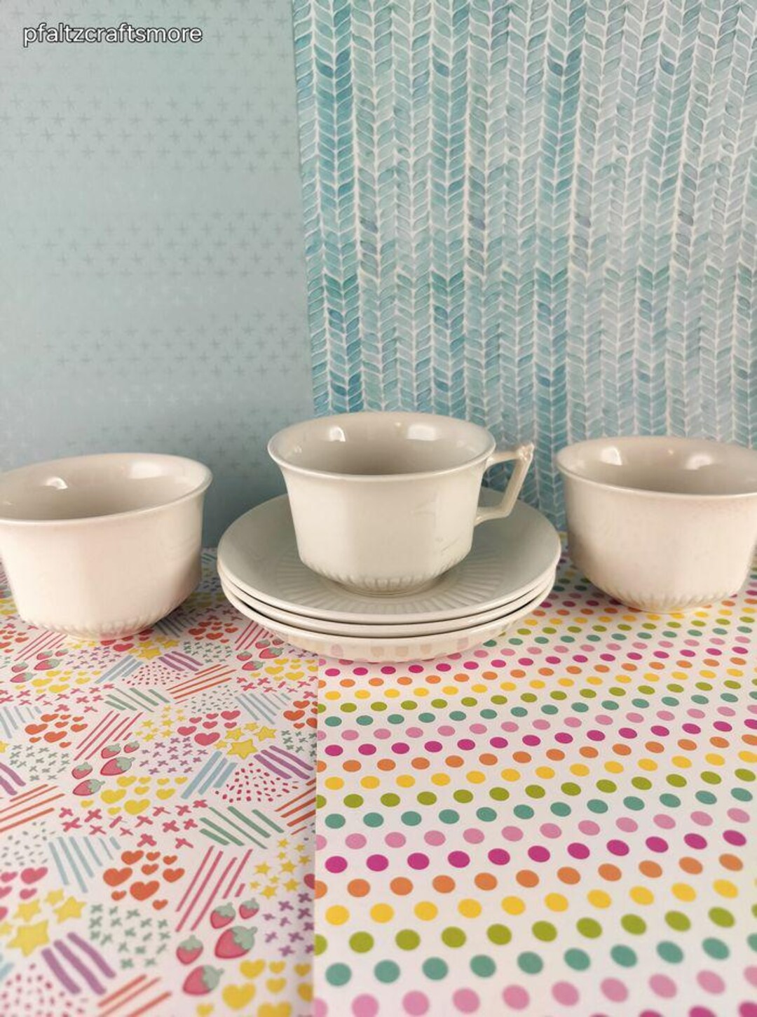 Vintage Adams Wedgwood ENGLAND Ironstone Tea Cups W/saucers Set/3, Like ...