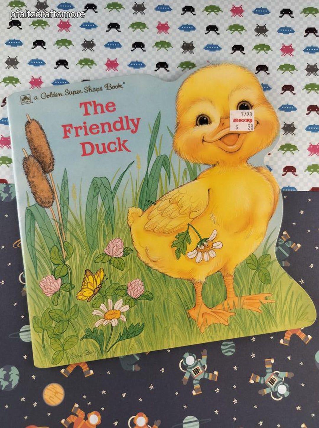 Vintage 1989 Golden Super Shape Book the Friendly Duck Softcover - Etsy