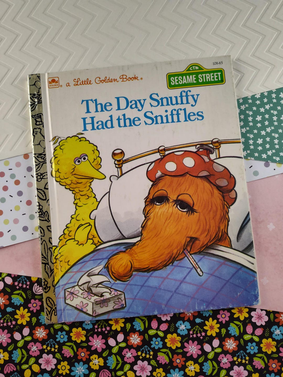 Vintage 1991 Little Golden Book "the Day Snuffy Had the Sniffles ...