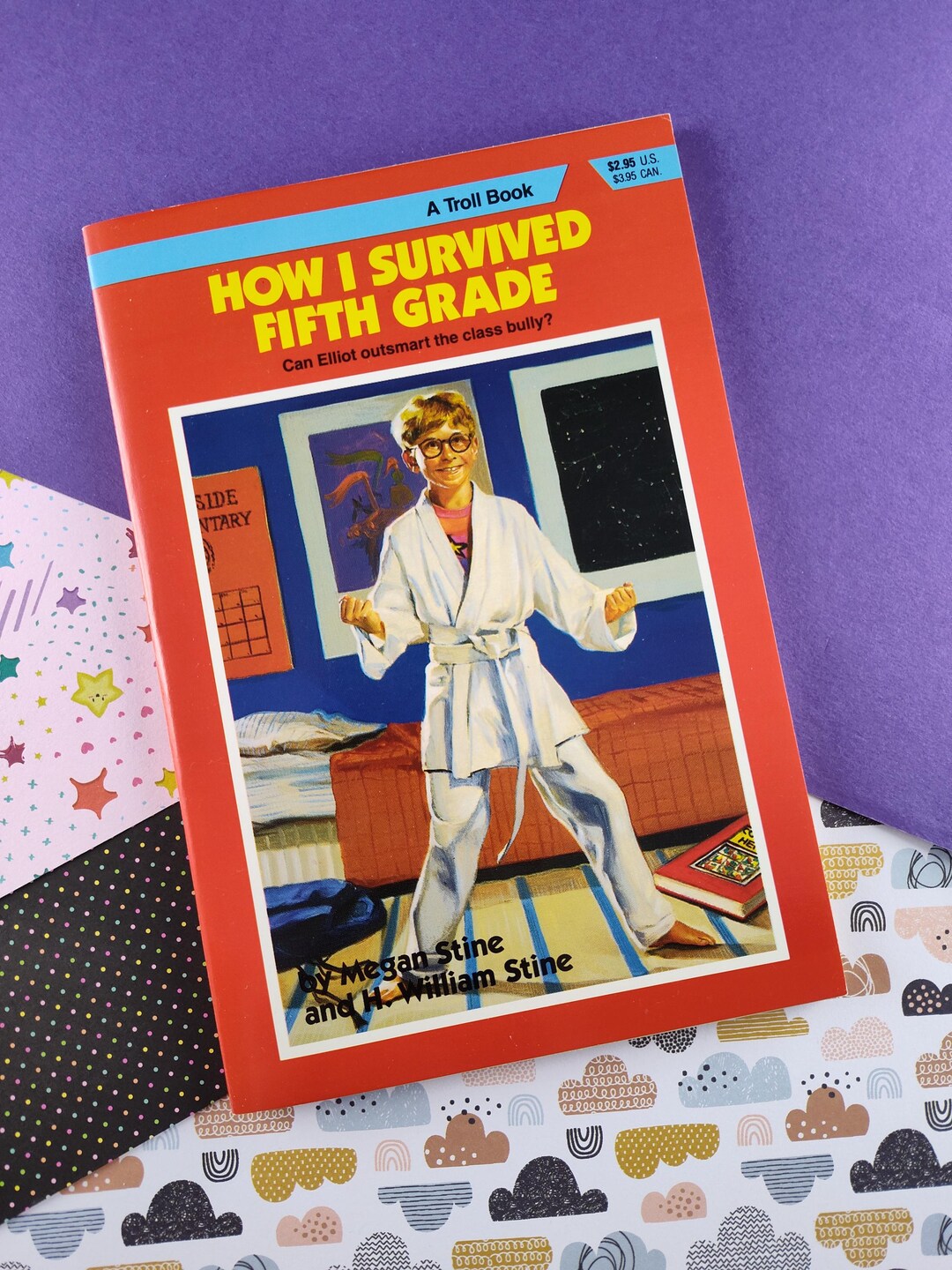 CLEARANCE Vintage 1992 Troll Book Softcover, How I Survived Fifth Grade ...