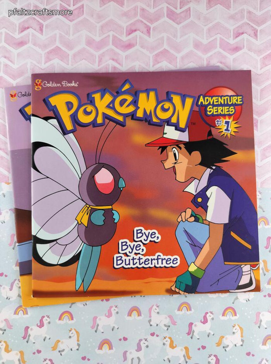 Vintage 1999 Pokemon Adventure Series #1 & #2 Golden Books Softcover ...