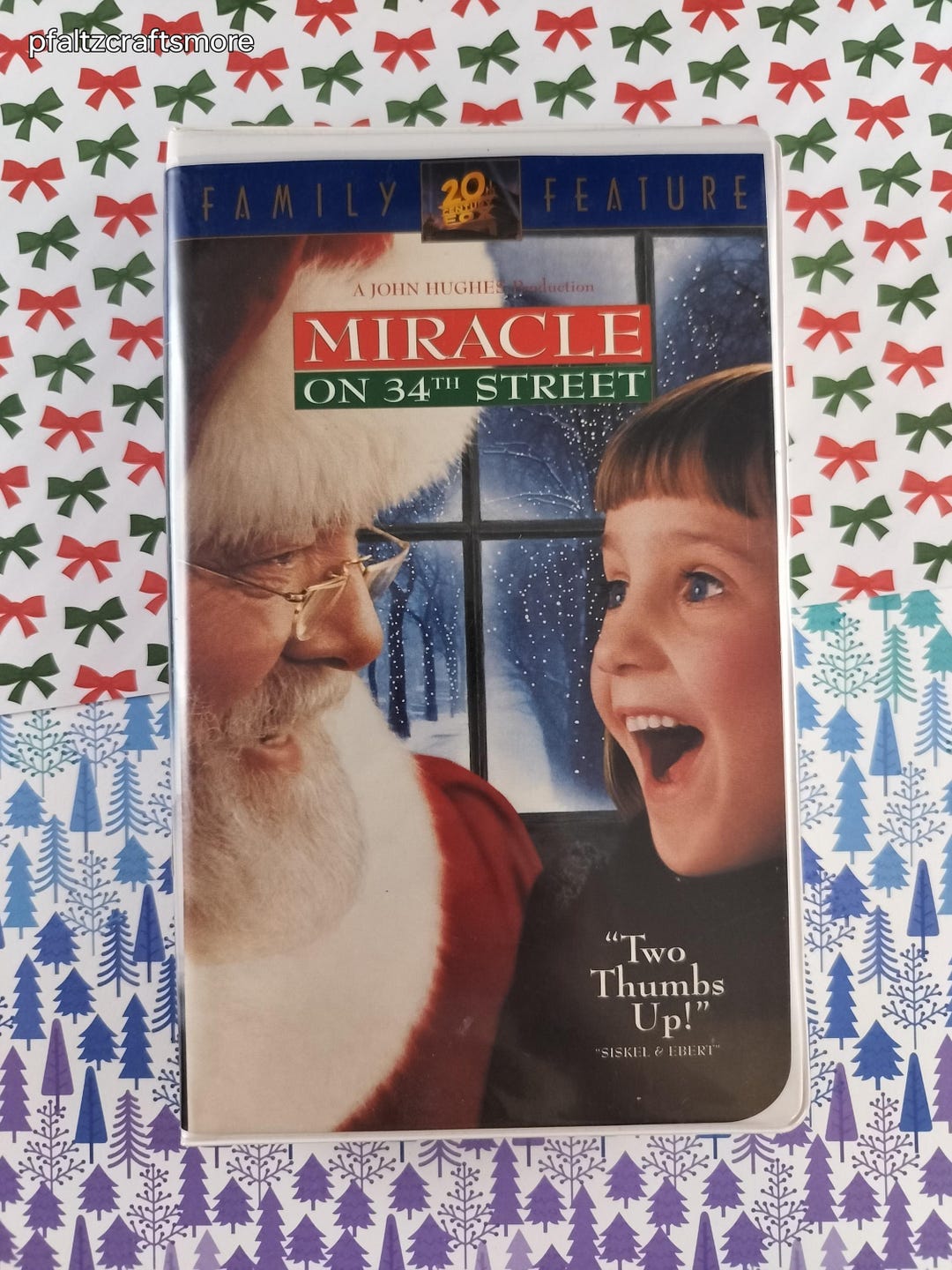 Vintage 20th Century Fox "miracle on 34th Street" Clamshell VHS Tape ...