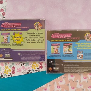 Vintage Powerpuff Girls the Learning Company Computer PC Games Set/2 ...