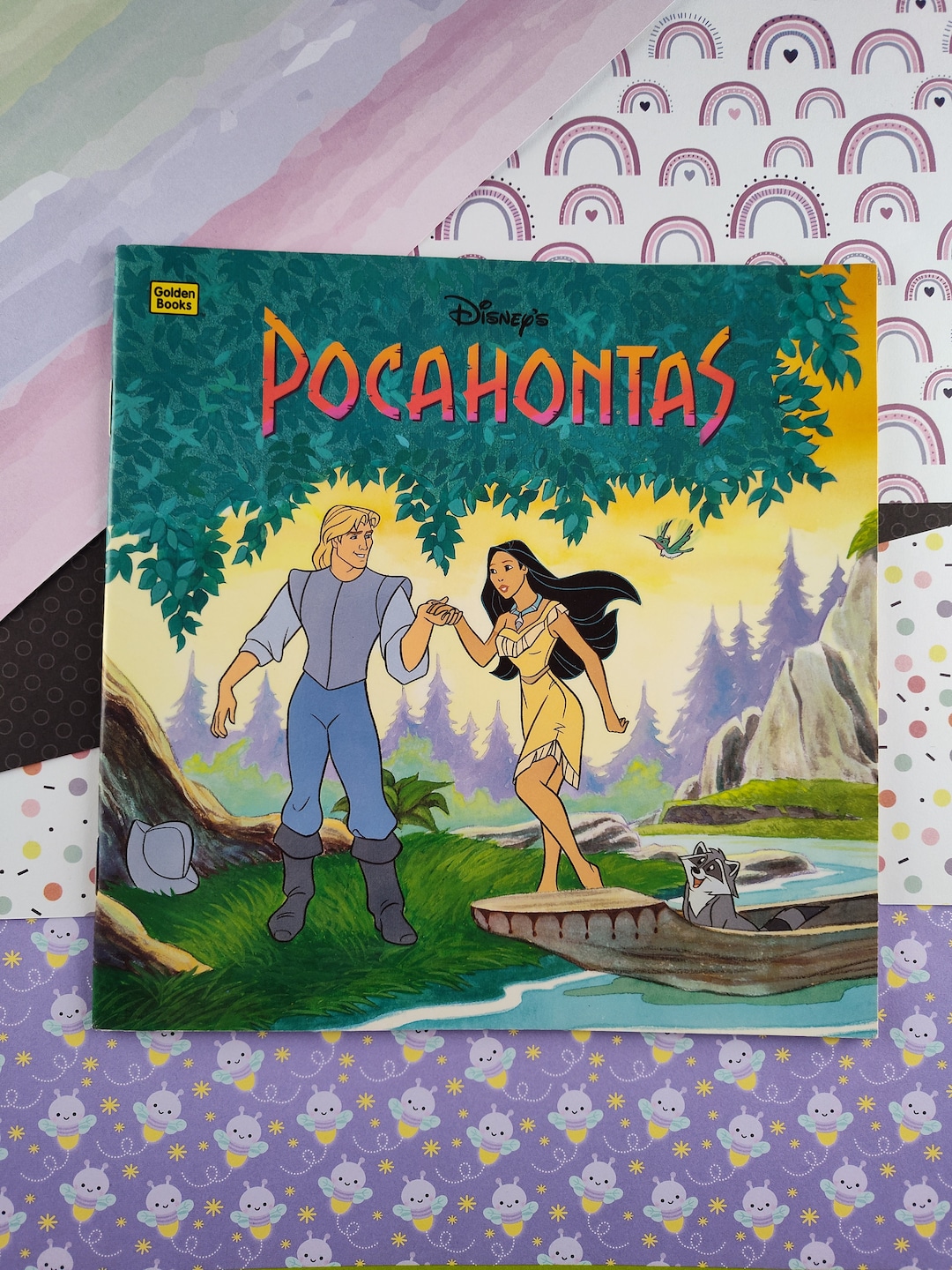 Vintage 1996 Golden Books Disney's Pocahontas Softcover - Etsy