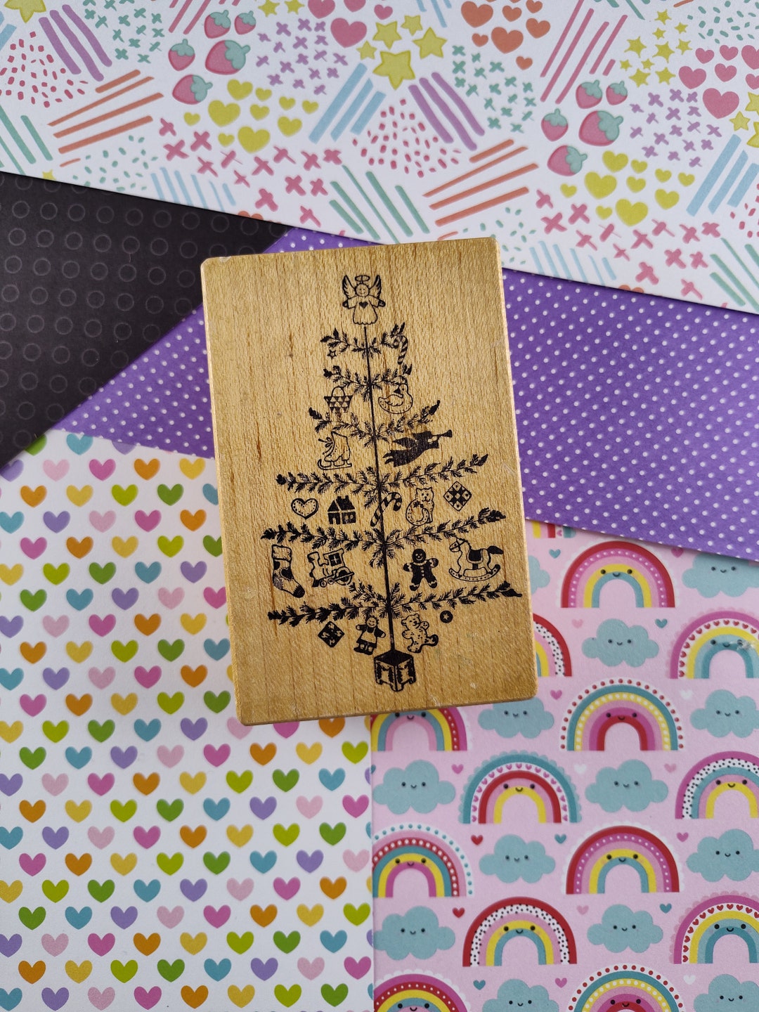 Vintage 1988 PSX Personal Stamp Exchange, Christmas Tree Gifts G-372 ...