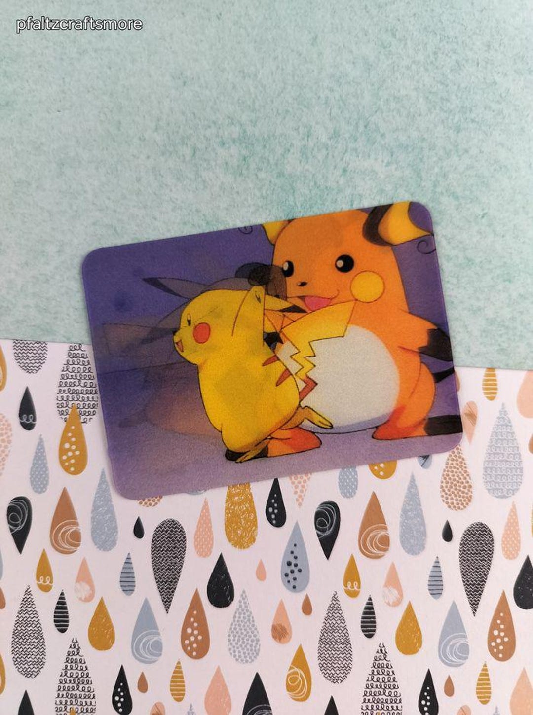 Vintage 1990's Pokemon Viz Video Lenticular Promo Card Raichu + Pikachu ...