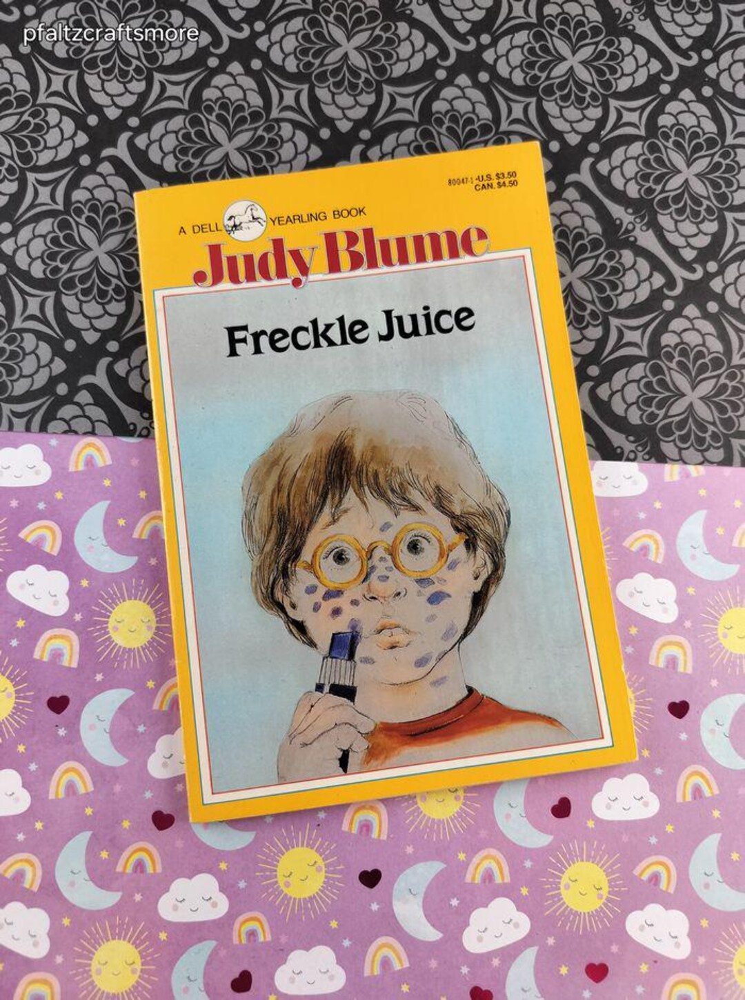 Freckle Juice, vintage dos anos 80, de Judy Blume Dell Yearling, capa ...