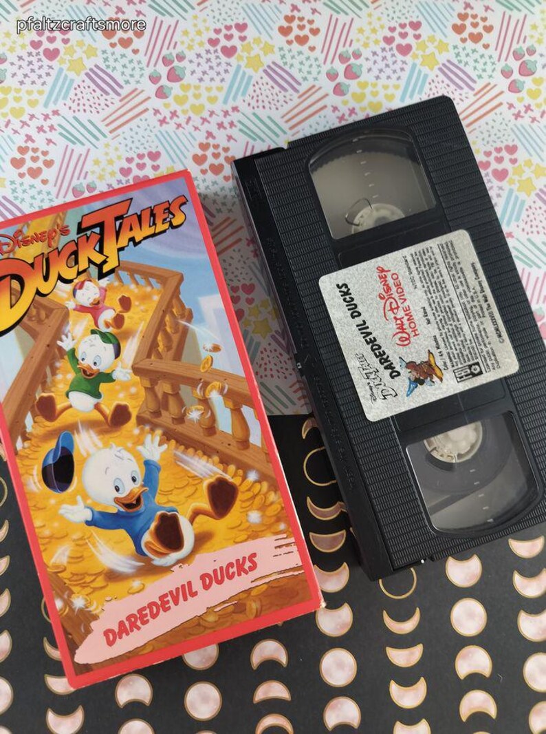 Vintage 1988 Disney's Ducktales: Daredevil Ducks VHS Tape - Etsy