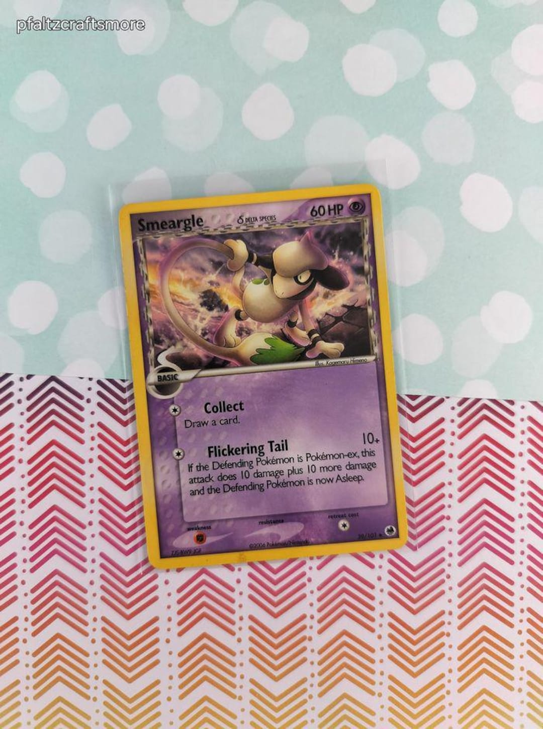 Vintage Uncommon - Smeargle Ex Dragon Frontiers Non-holo Pokemon Card ...