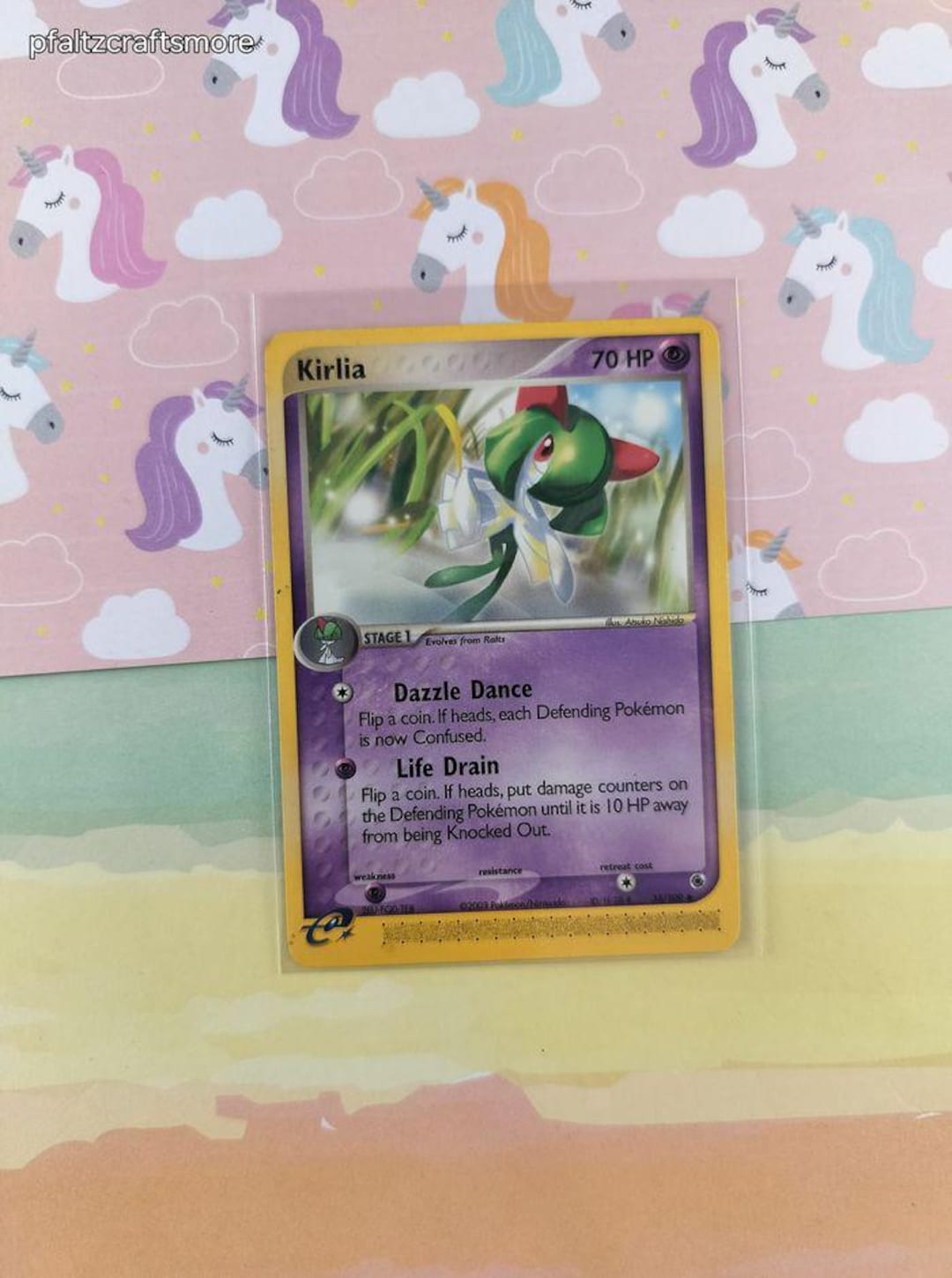 Vintage Uncommon - Kirlia Ex Ruby & Sapphire Non-holo Pokemon Card 35/ ...