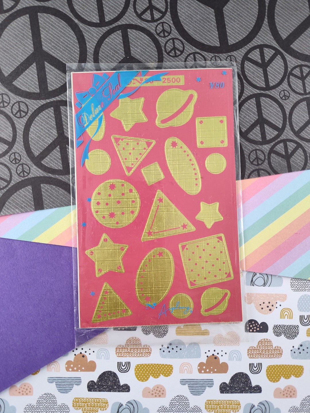 Vintage Japanese Nakamura Seiko Printing Full Sticker Sheet - Etsy