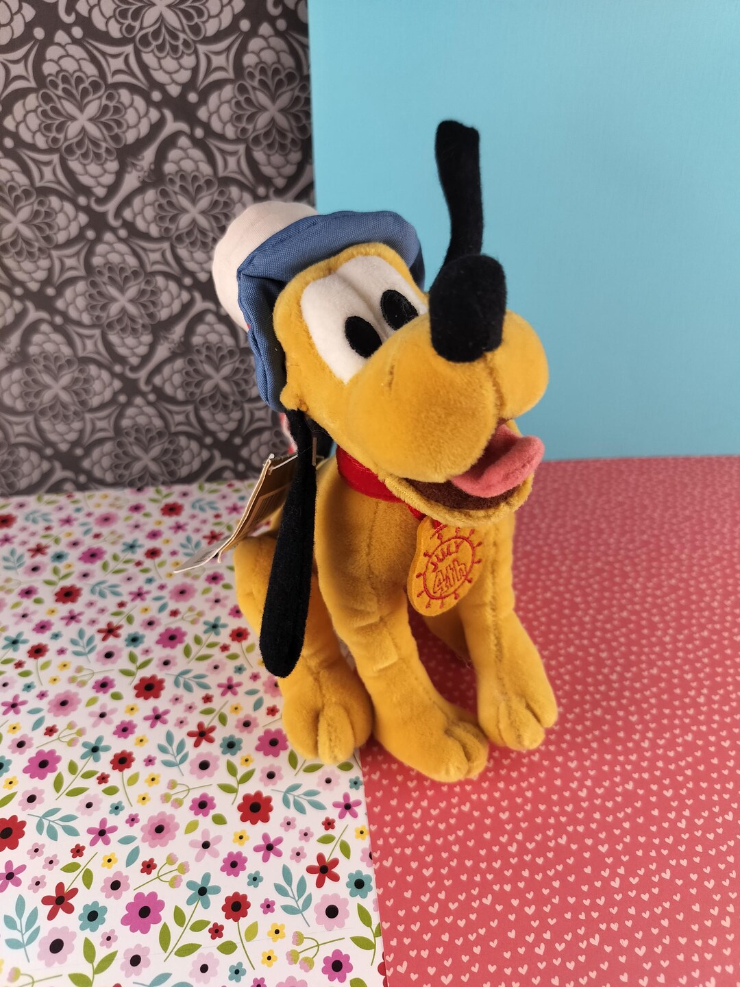 Vintage Walt Disney's Mickey Mouse 4th of July Pluto the Dog Beanbag ...