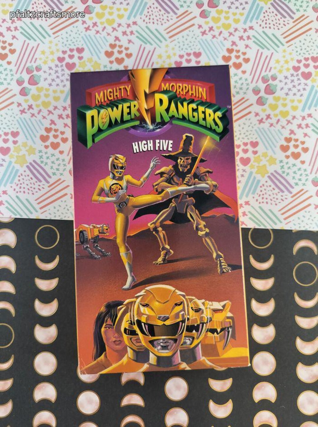 Vintage 1993 Mighty Morphin Power Rangers: High Five VHS Tape - Etsy