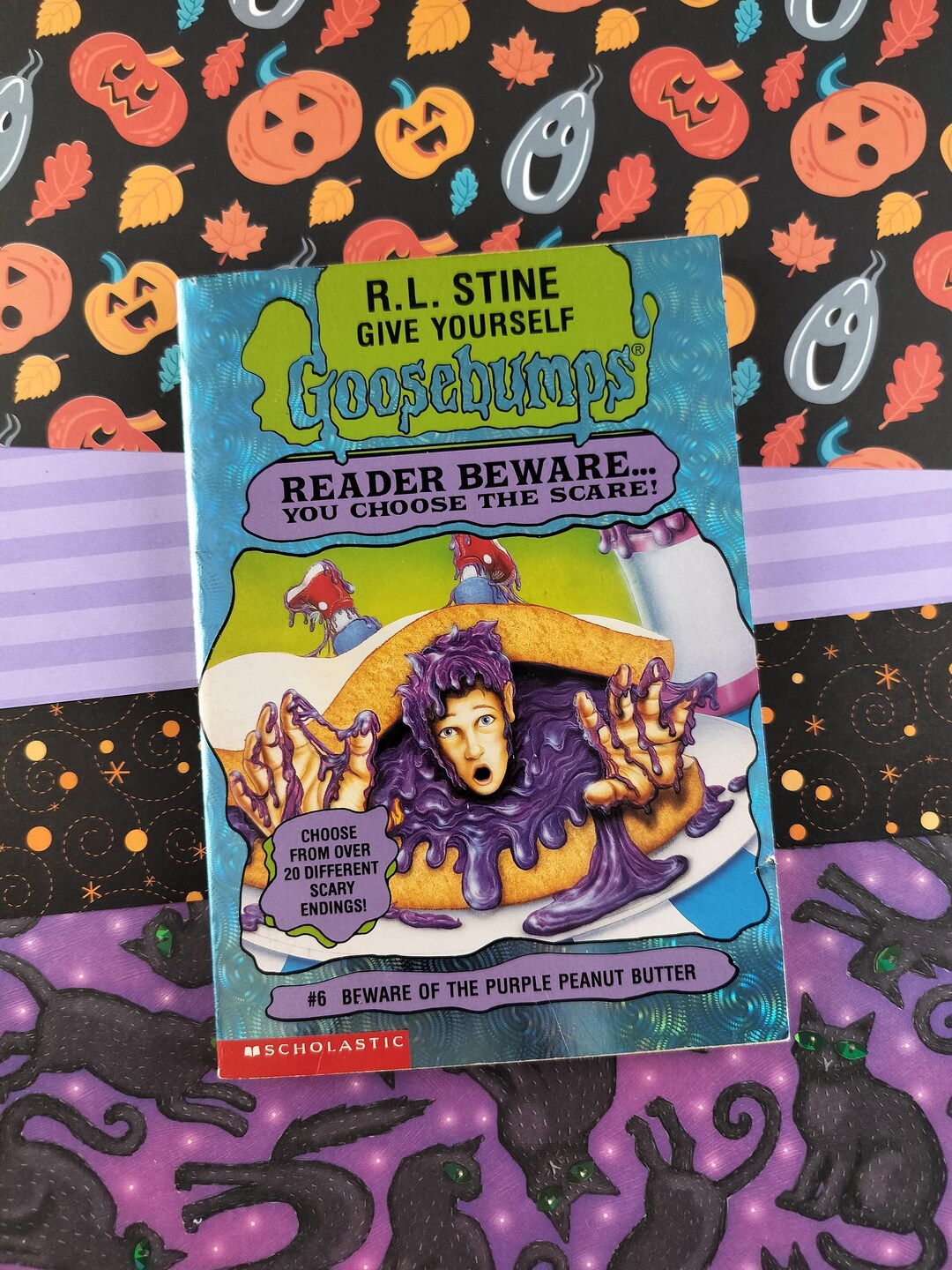Vintage 1990's Give Yourself Goosebumps #6, Beware of the Purple Peanut ...