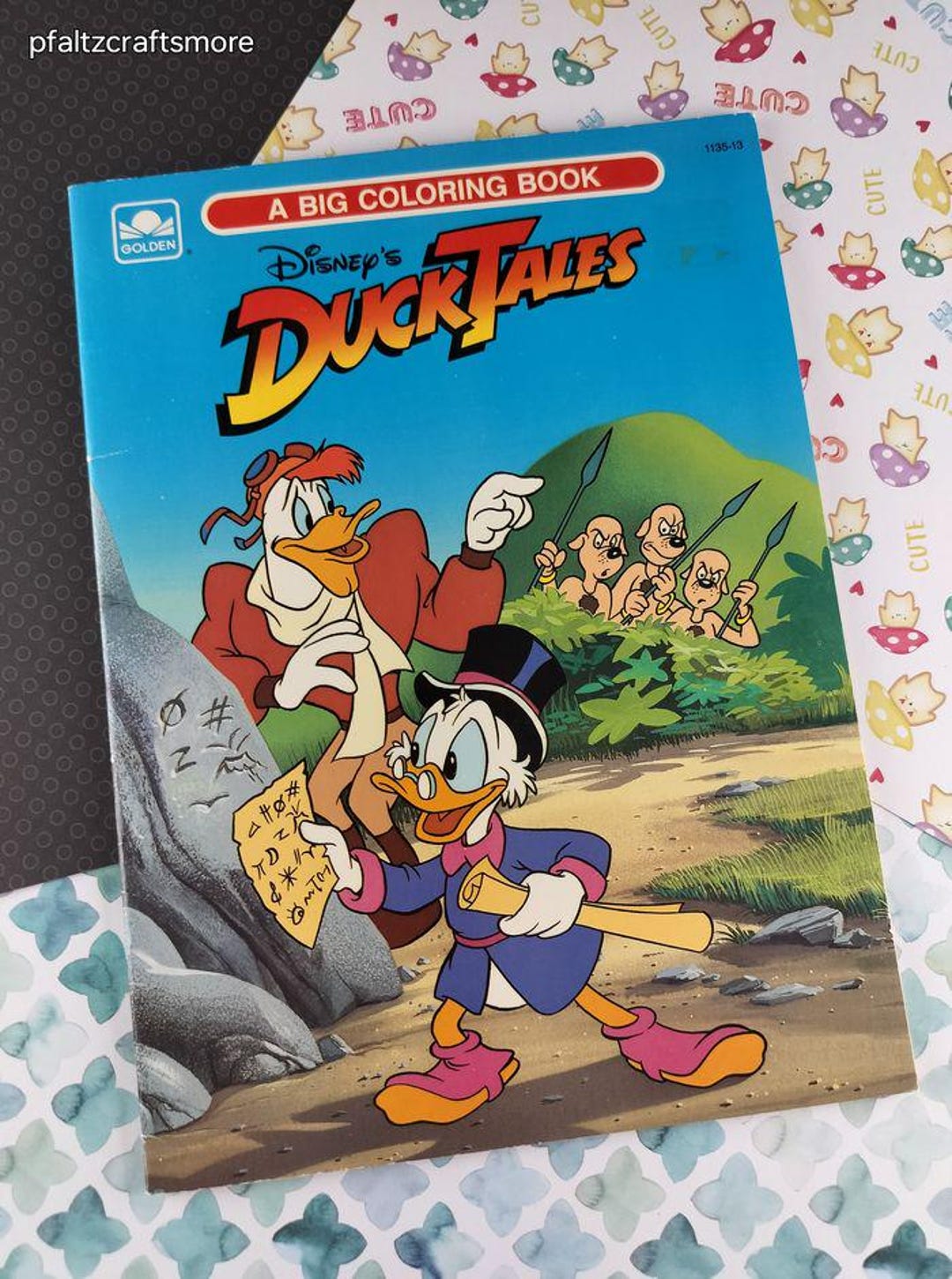 Vintage 1990 Disney's Ducktales Big Coloring Book Golden Softcover - Etsy