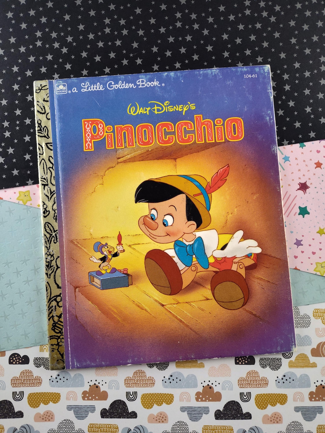 Vintage 1990 Little Golden Book: Walt Disney's Pinocchio Hardcover - Etsy