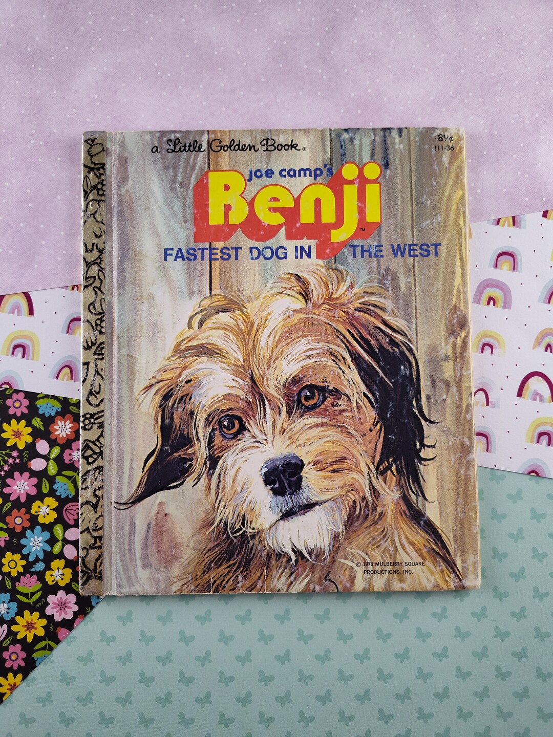 Vintage 1978 Little Golden Book: Joe Camp's Benji Fastest - Etsy