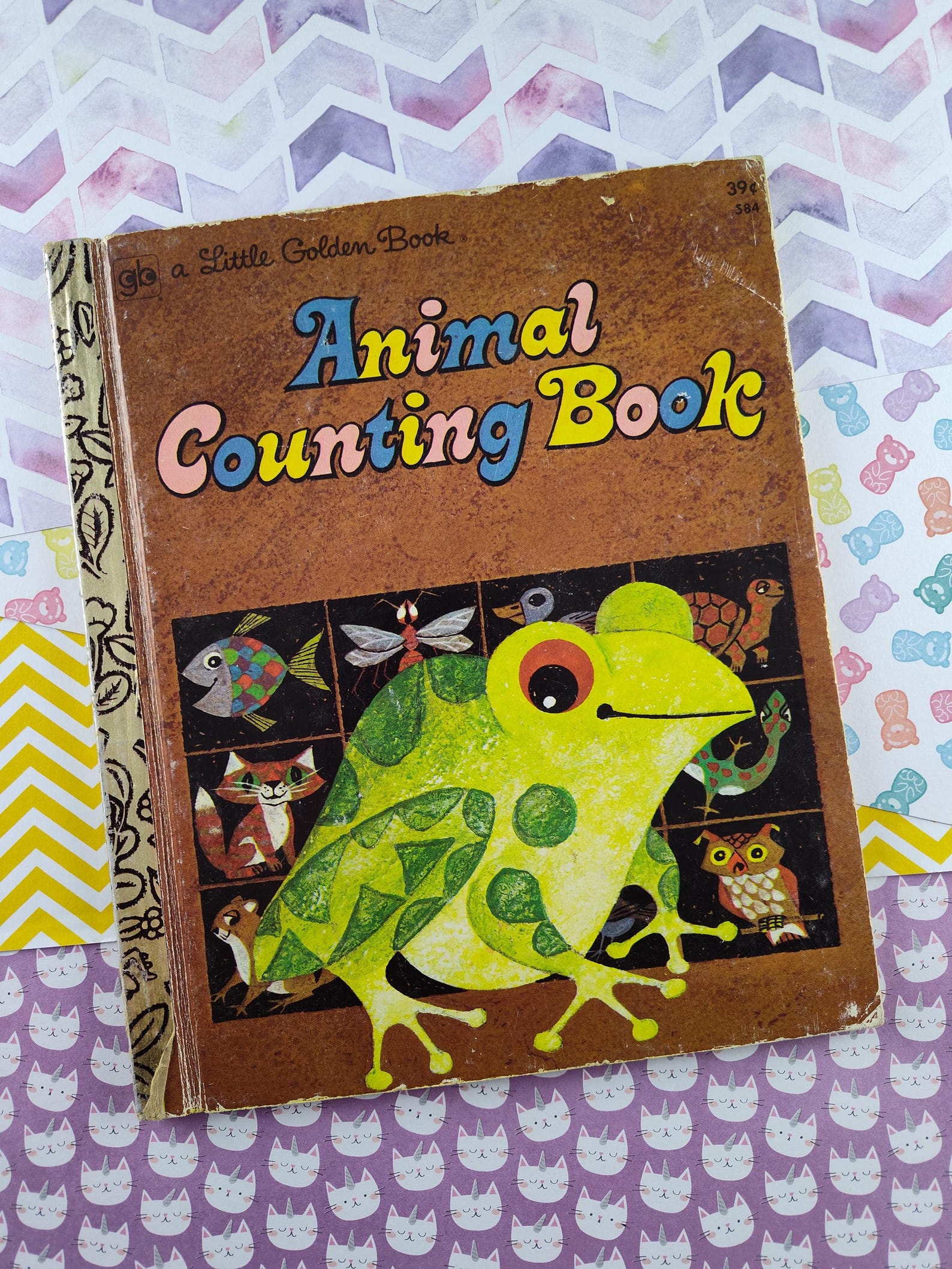 Vintage 1974 Little Golden Book: Animal Counting Book - Etsy