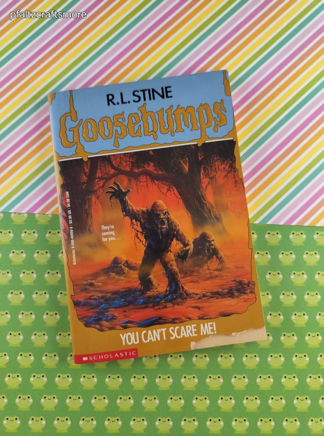 Vintage 1990's R.L. Stine Goosebumps #15, You Can't Scare Me! Softcover ...