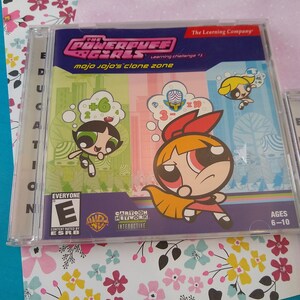 Vintage Powerpuff Girls the Learning Company Computer PC Games Set/2 ...