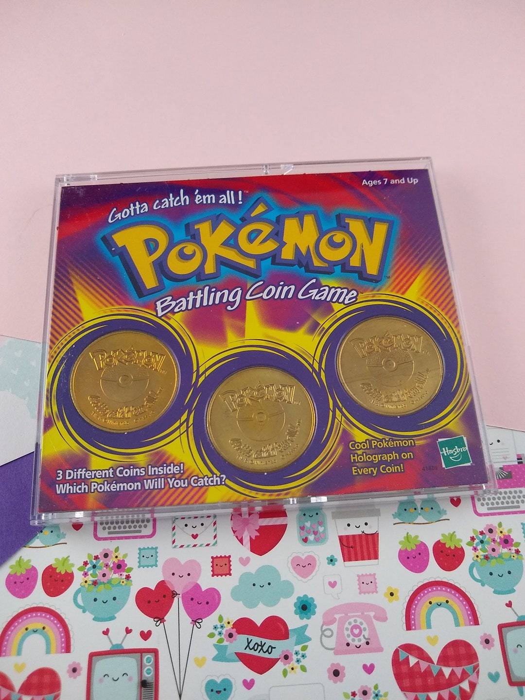 Vintage 1999 Pokemon Battling Coin Game Complete in Case, Like New ...