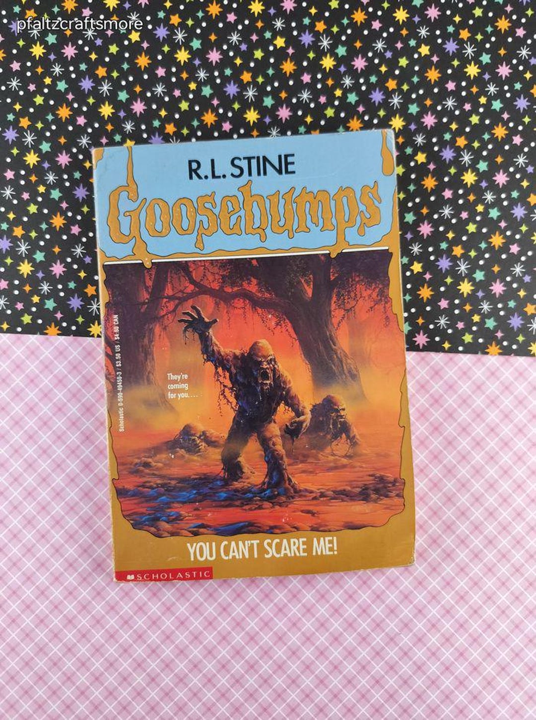 Vintage 1990's R.L. Stine Goosebumps #15, You Can't Scare Me! Softcover ...