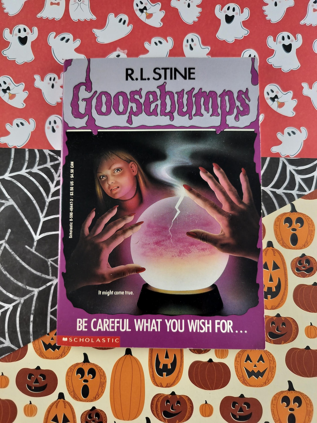 Vintage 1990's R.L. Stine Goosebumps #12, Be Careful What You Wish For ...