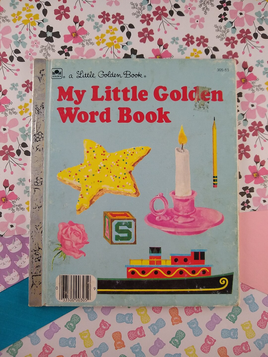Vintage 1968 Little Golden Book: My Little Golden Word Book Hardcover ...