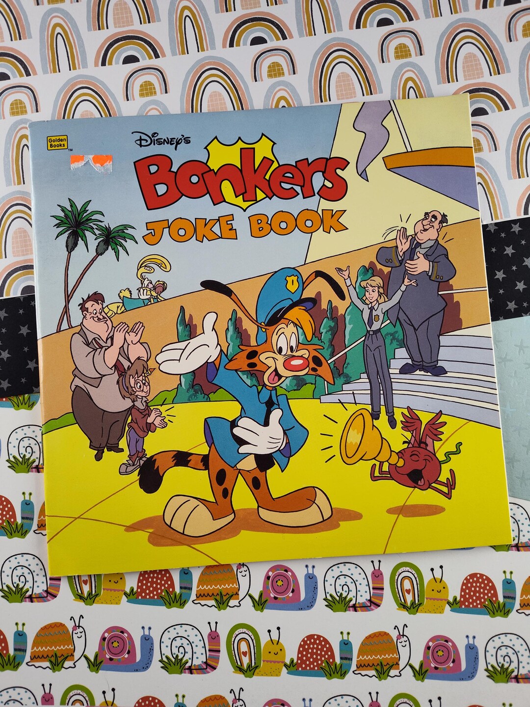 Vintage 1997 "disney's Bonkers Joke Book" Golden Books Softcover - Etsy