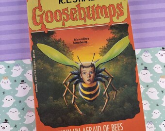 Vintage 1990's R.L. Stine Goosebumps #17, Why I'm Afraid of Bees ...