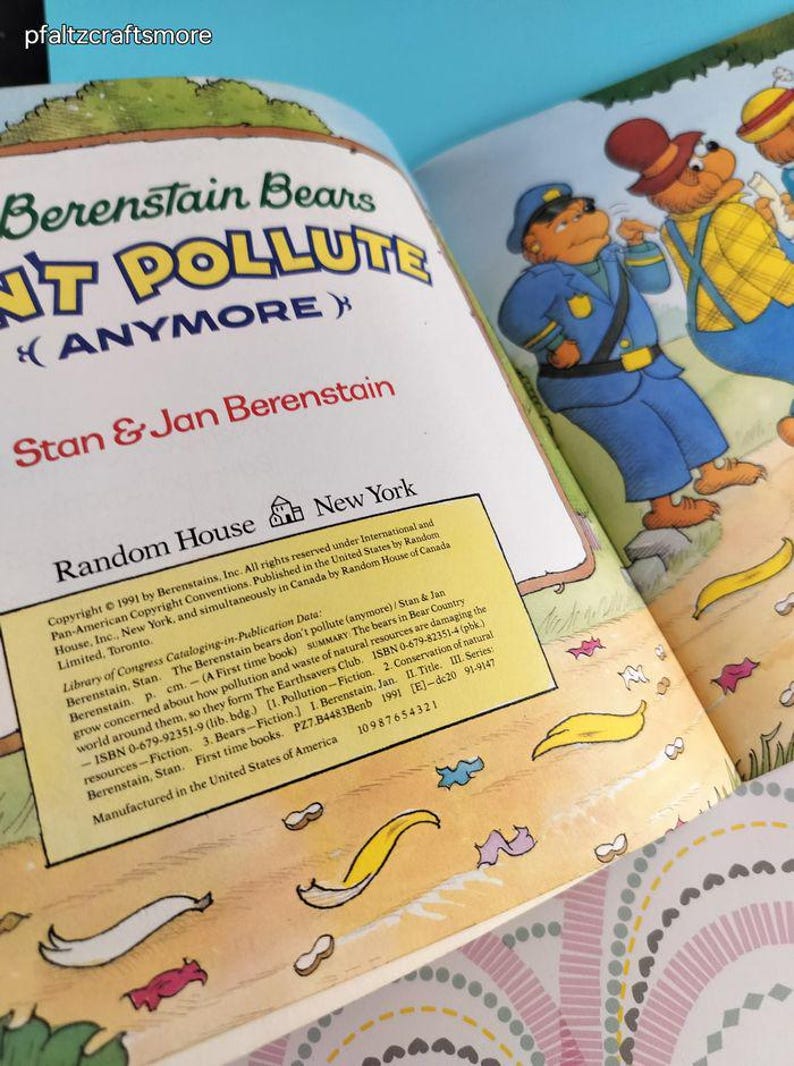 Vintage 1987 the Berenstain Bears Blaze a Trail First Time Books ...