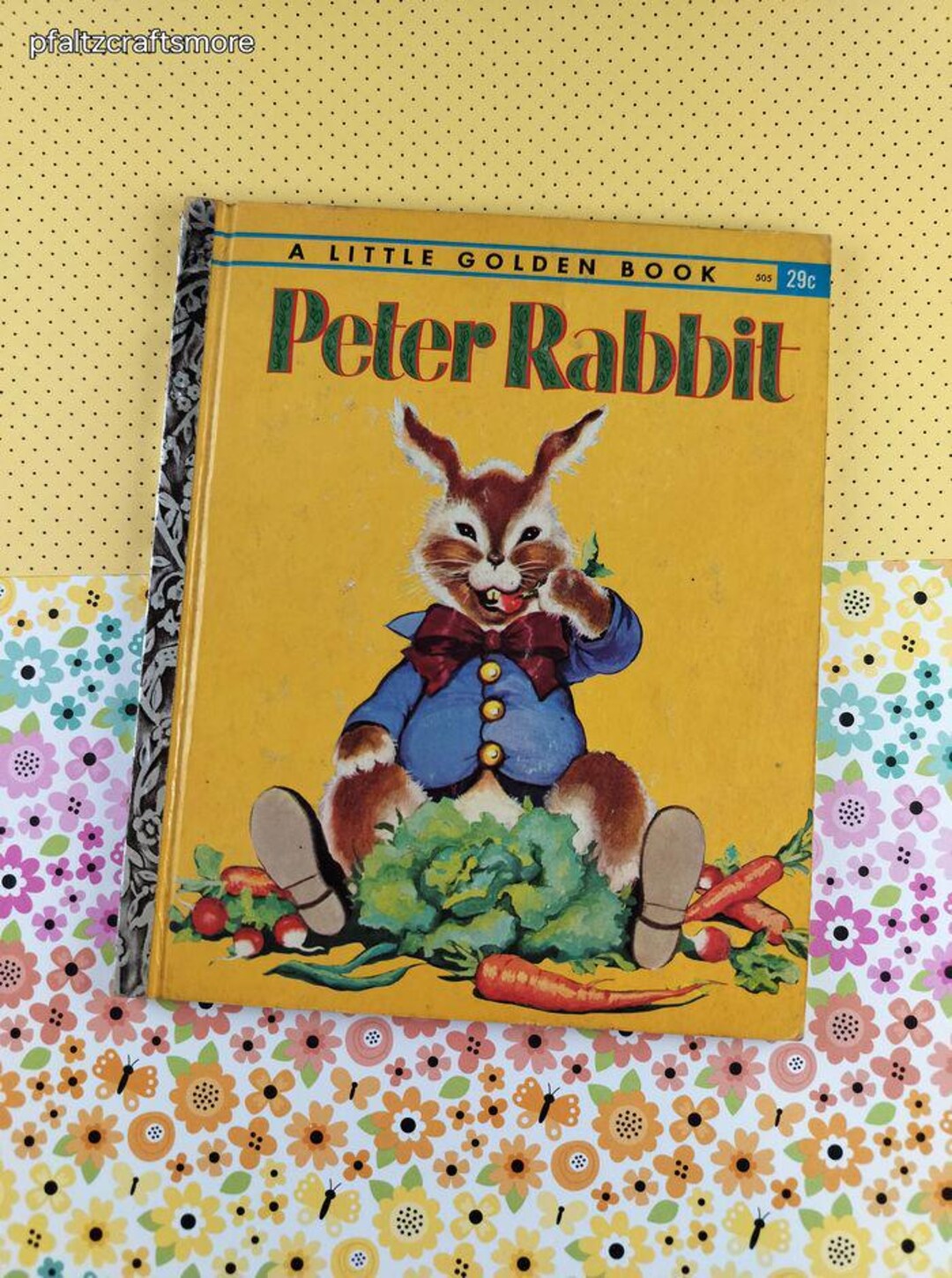 Vintage 1958 1st Printing Peter Rabbit Little Golden Book Hardcover - Etsy