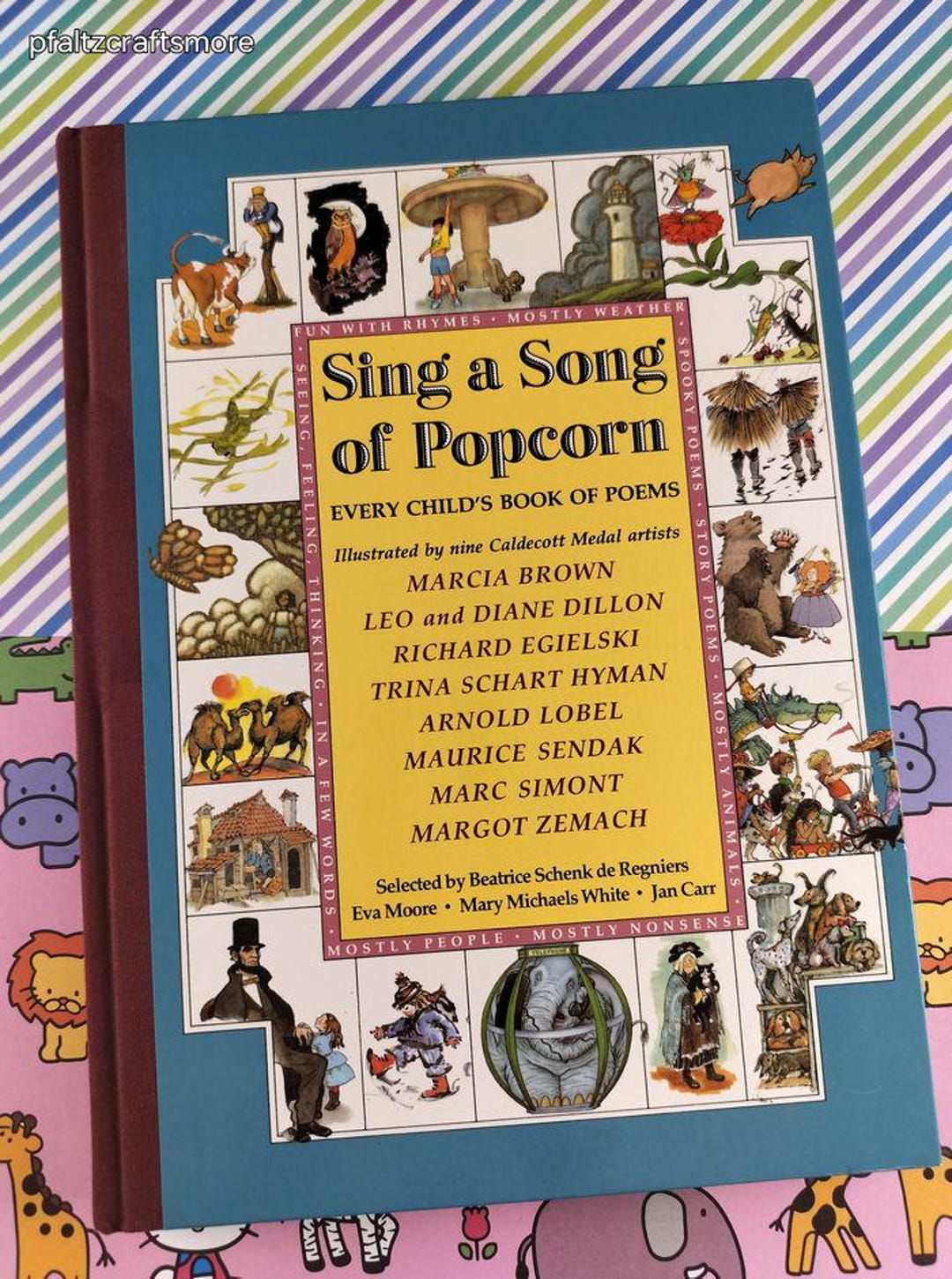 Vintage 1986 1st Printing Sing a Song of Popcorn: Every Child's Book of ...